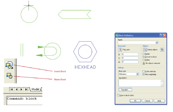 Autocad 2d Block Creation Graphic Design Courses