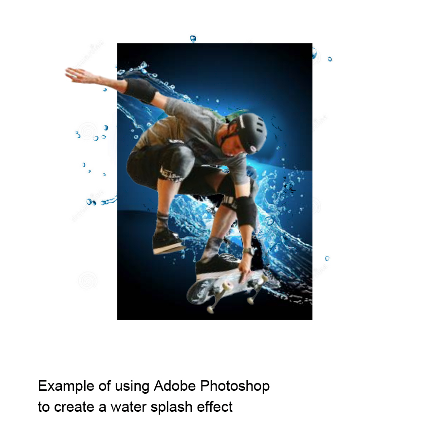 Photoshop water splash - Graphic Design Courses
